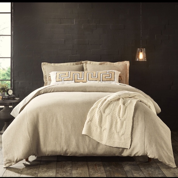 Amity Home | Bedding | Amity Home Queen Duvet Cover Linen Striped ...